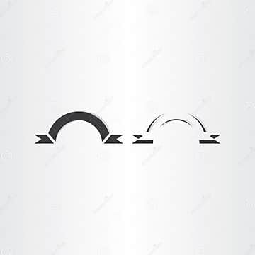 Half Circle Old Ribbon Banner Vector Stock Vector - Illustration of ...