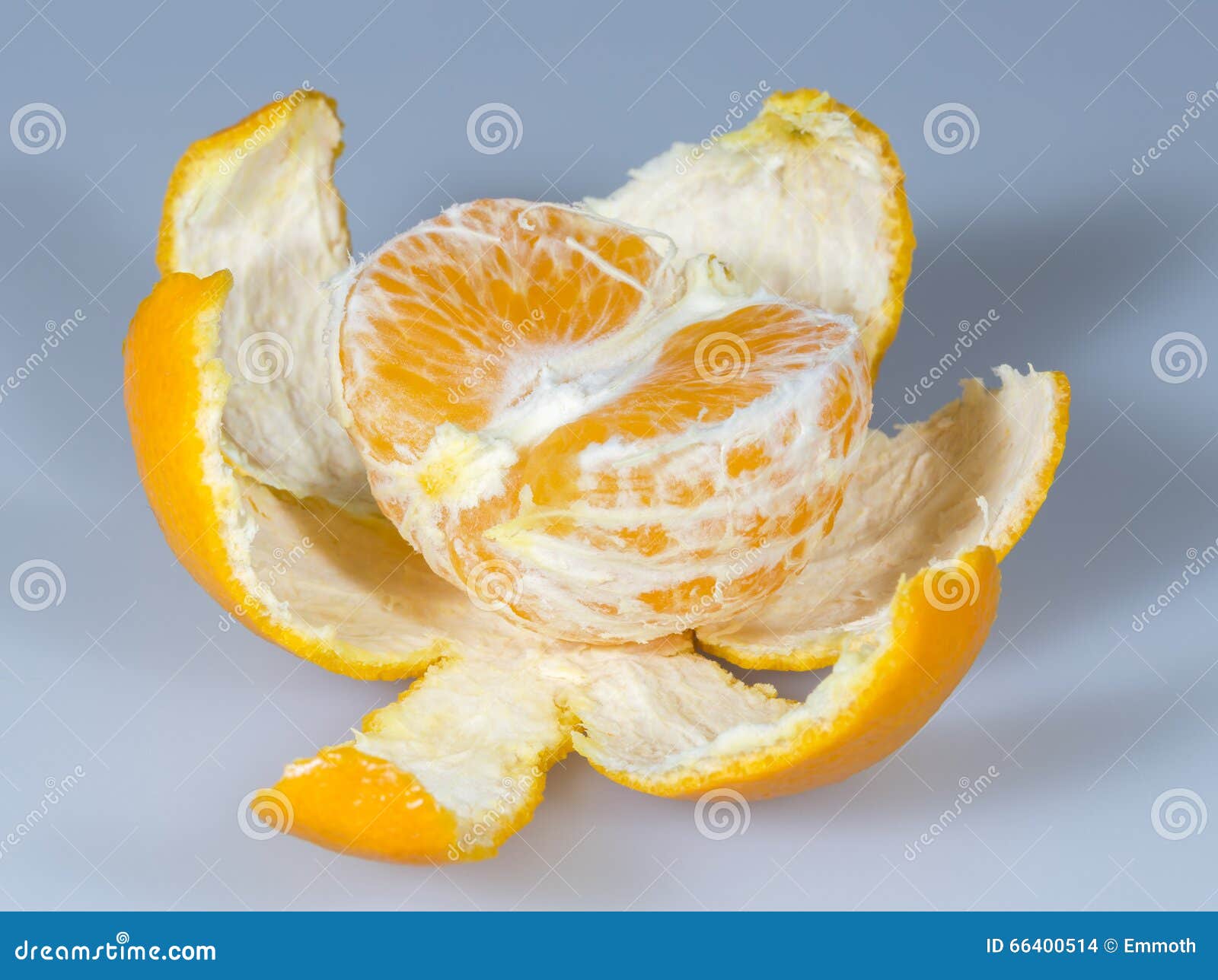 Half Clementine with Peal stock photo. Image of yellow - 66400514