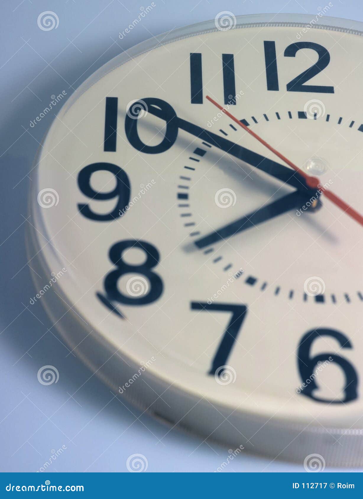 Half a clock stock image. Image of piece, eight, nine, eitht - 112717