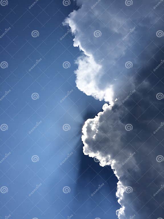 The half cloudy sky stock image. Image of hidden, cloudy - 65288431