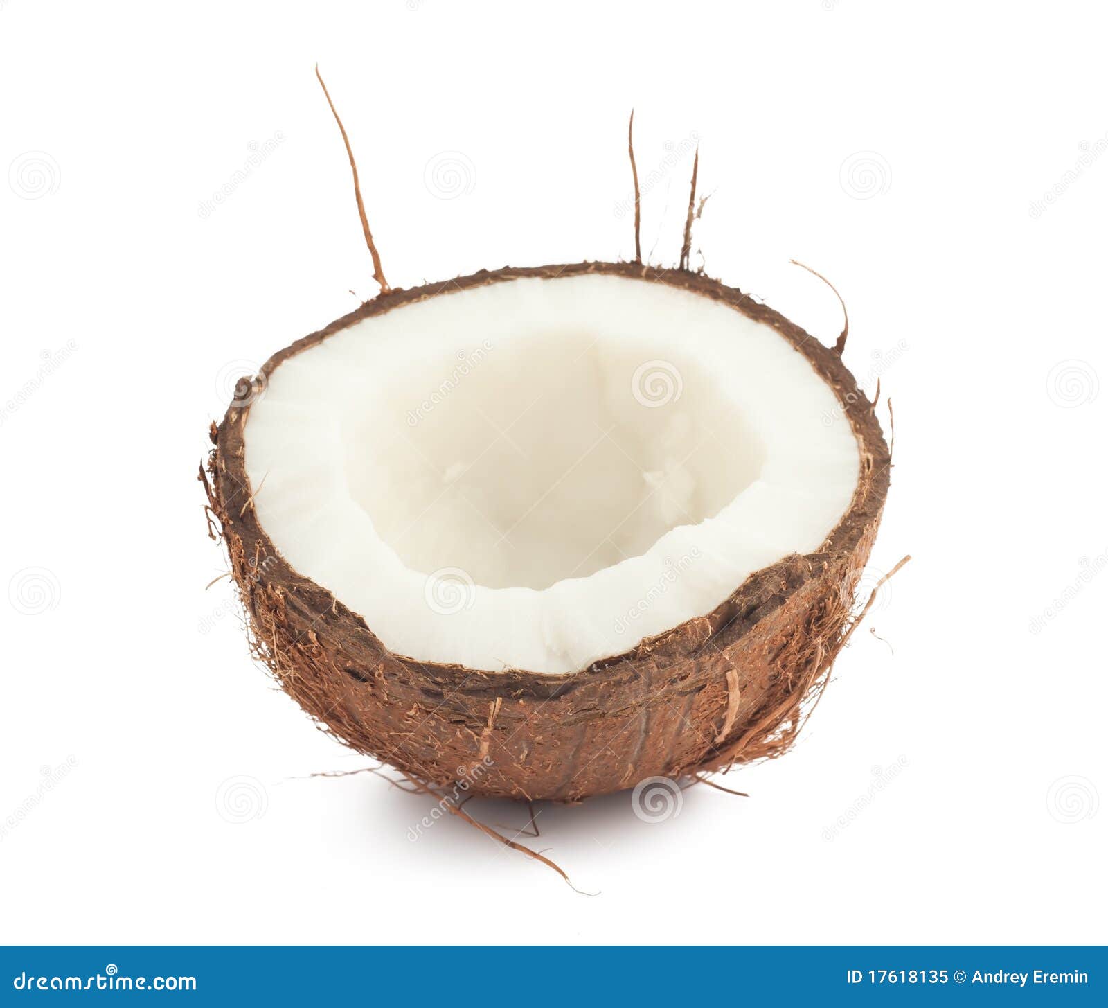 Half of coconut stock image. Image of nature, vitamin - 17618135
