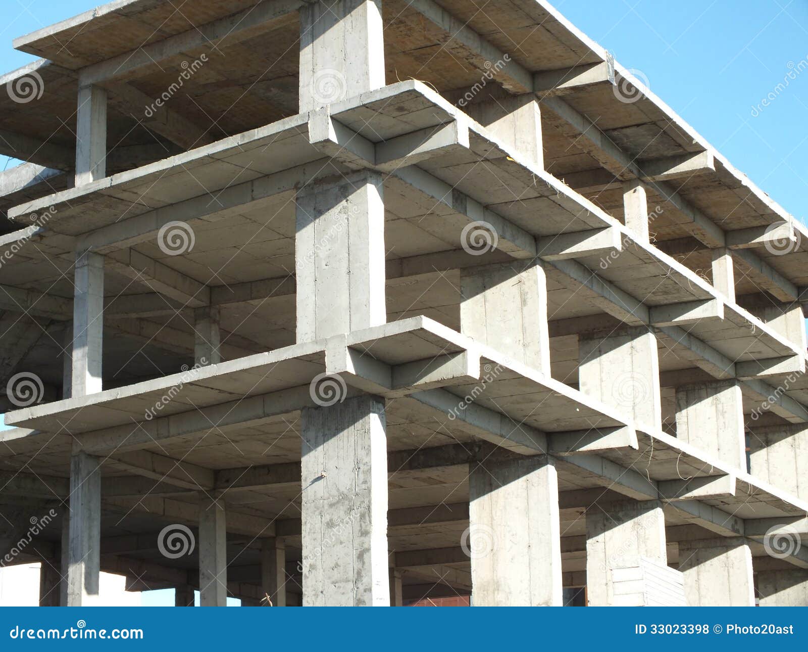 A half-completed building stock photo. Image of graphics - 33023398