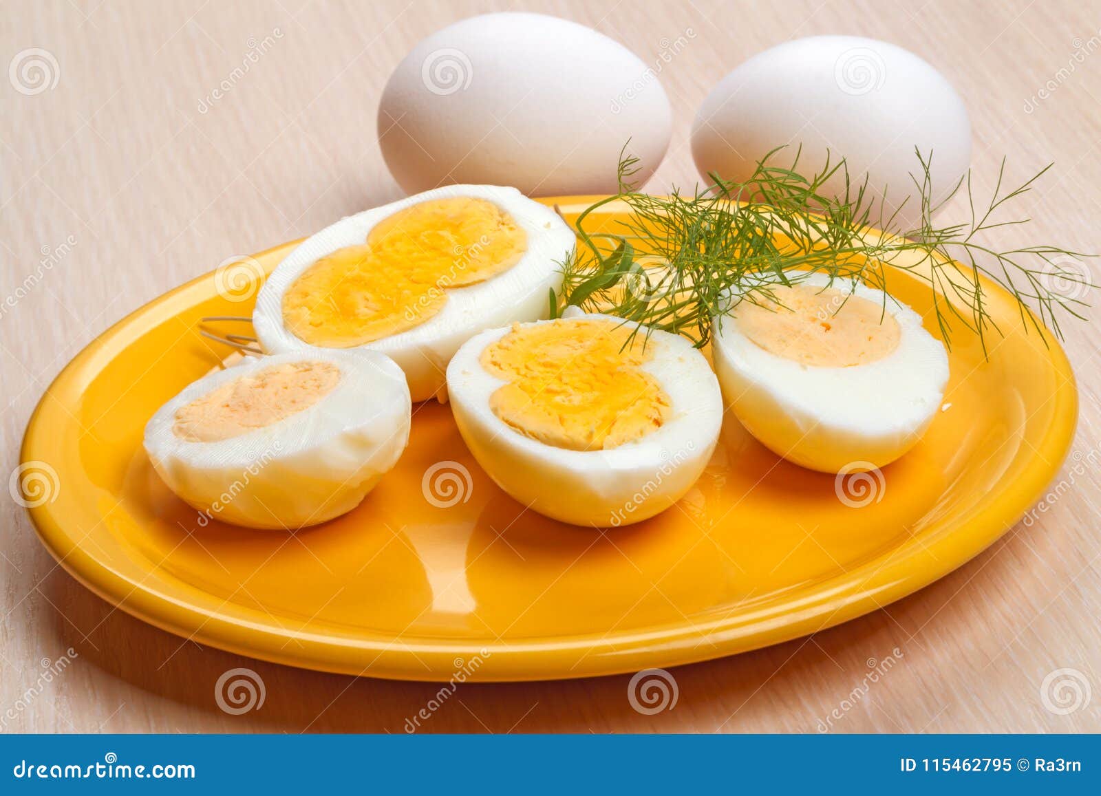 Half Cooked Eggs on a Plate Stock Image - Image of organic, people ...