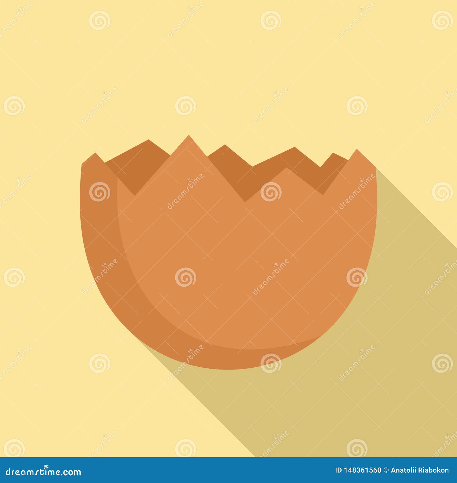Cracked Eggshell. Sketch. Two Shells From A Chicken Egg. Vector ...