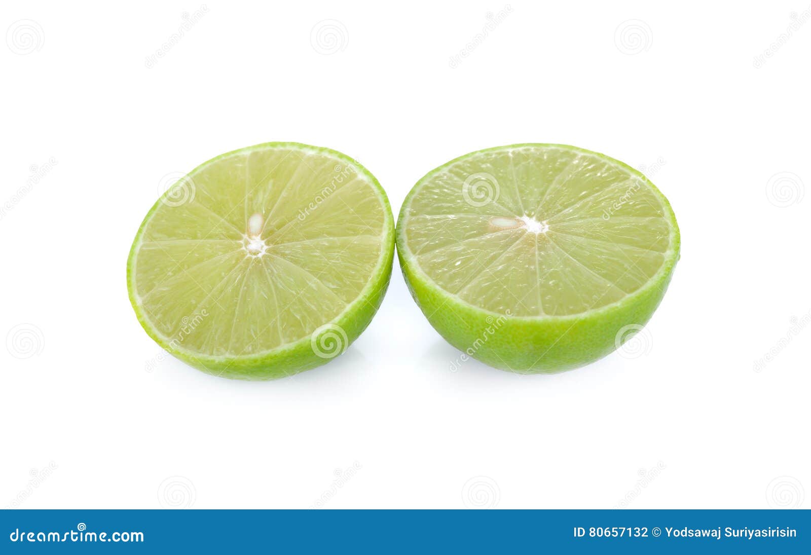 Half Cut Lime with Seed on White Background Stock Photo - Image of lime ...