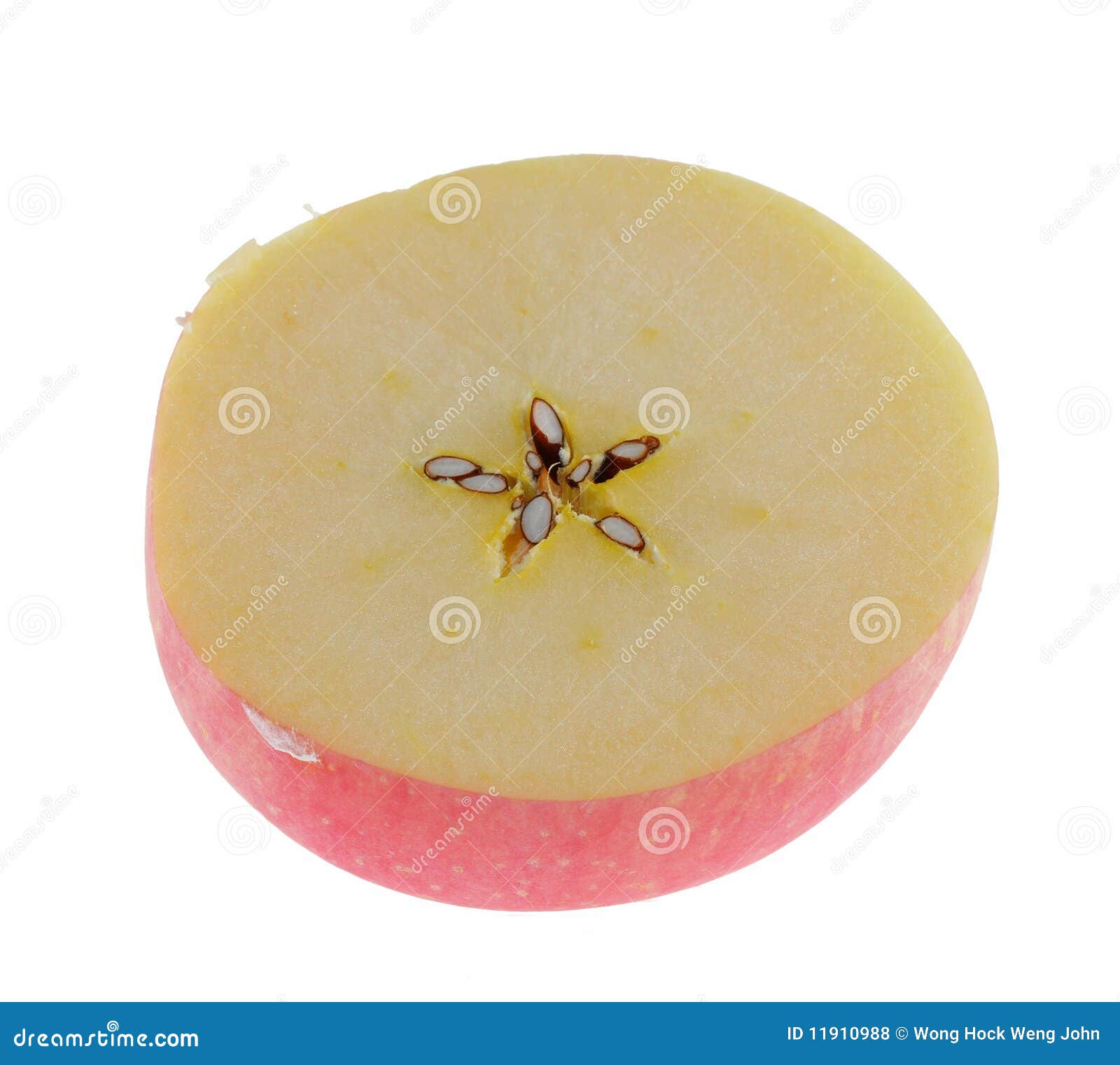 Half Cut Red Apple on the Table Stock Photo - Image of healthy, edible ...