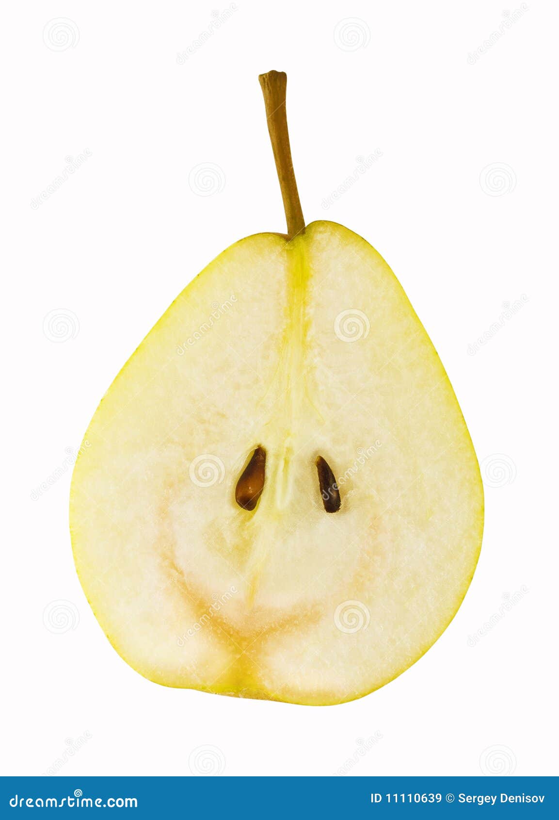 Half cut ripe yellow pear stock image. Image of healthy - 11110639
