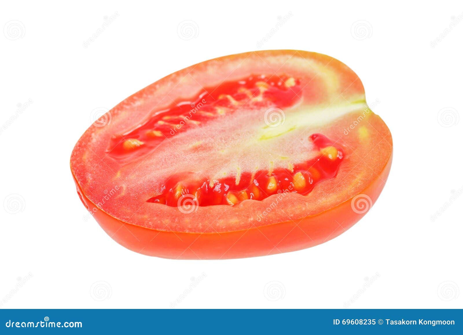 Half Cutting Tomato Isolated on White Stock Image - Image of clipping ...