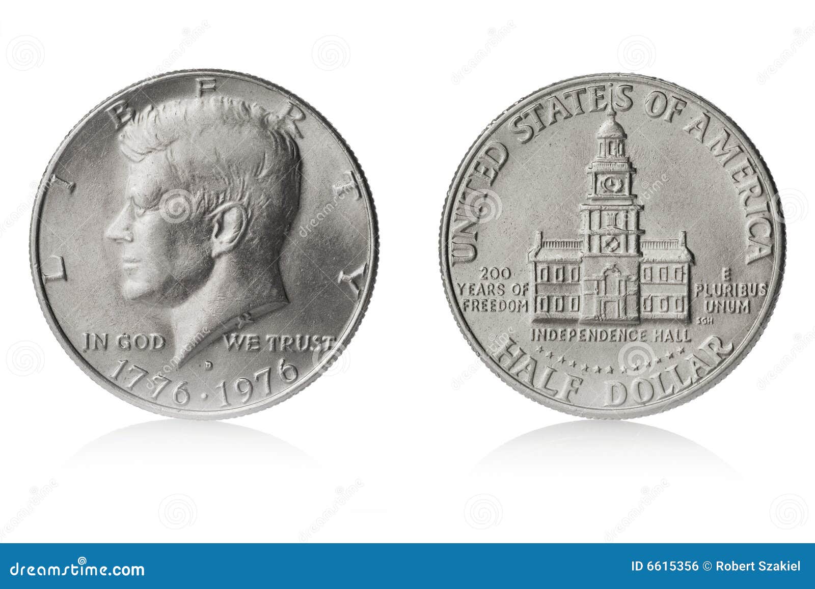 Half dollar stock photo. Image of coins, american, change - 6615356