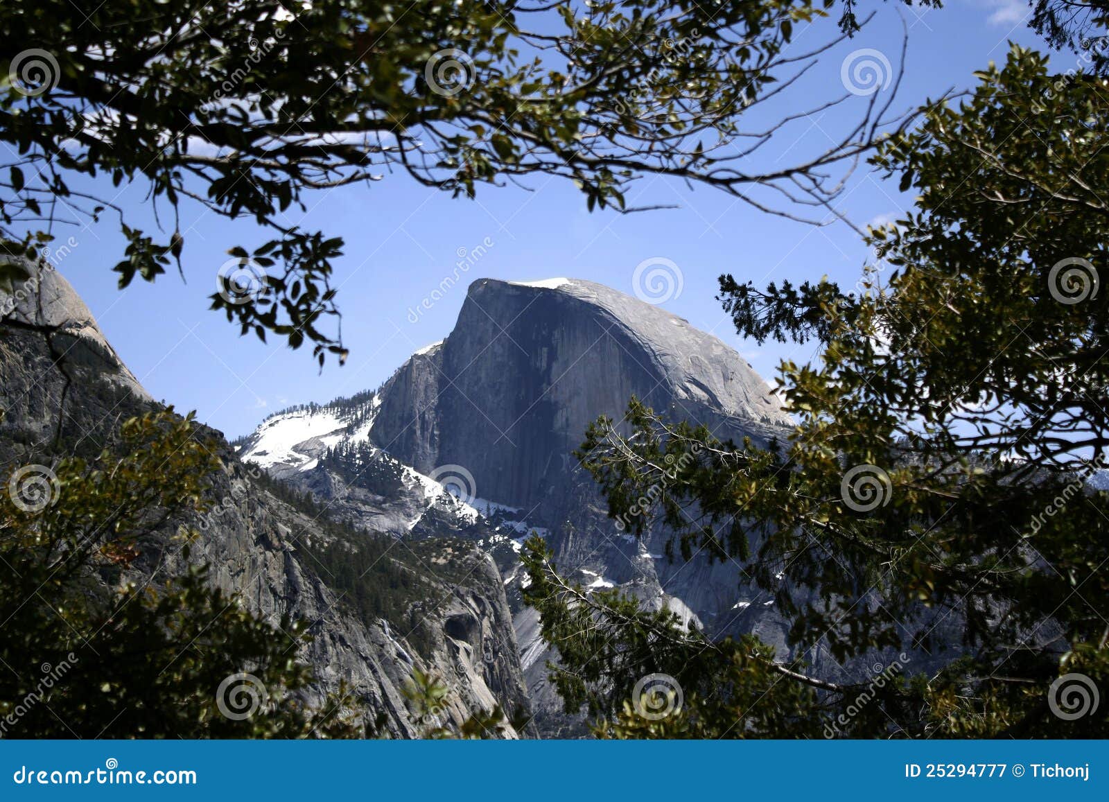 Half Dome stock image. Image of dome, mountain, sierra - 25294777