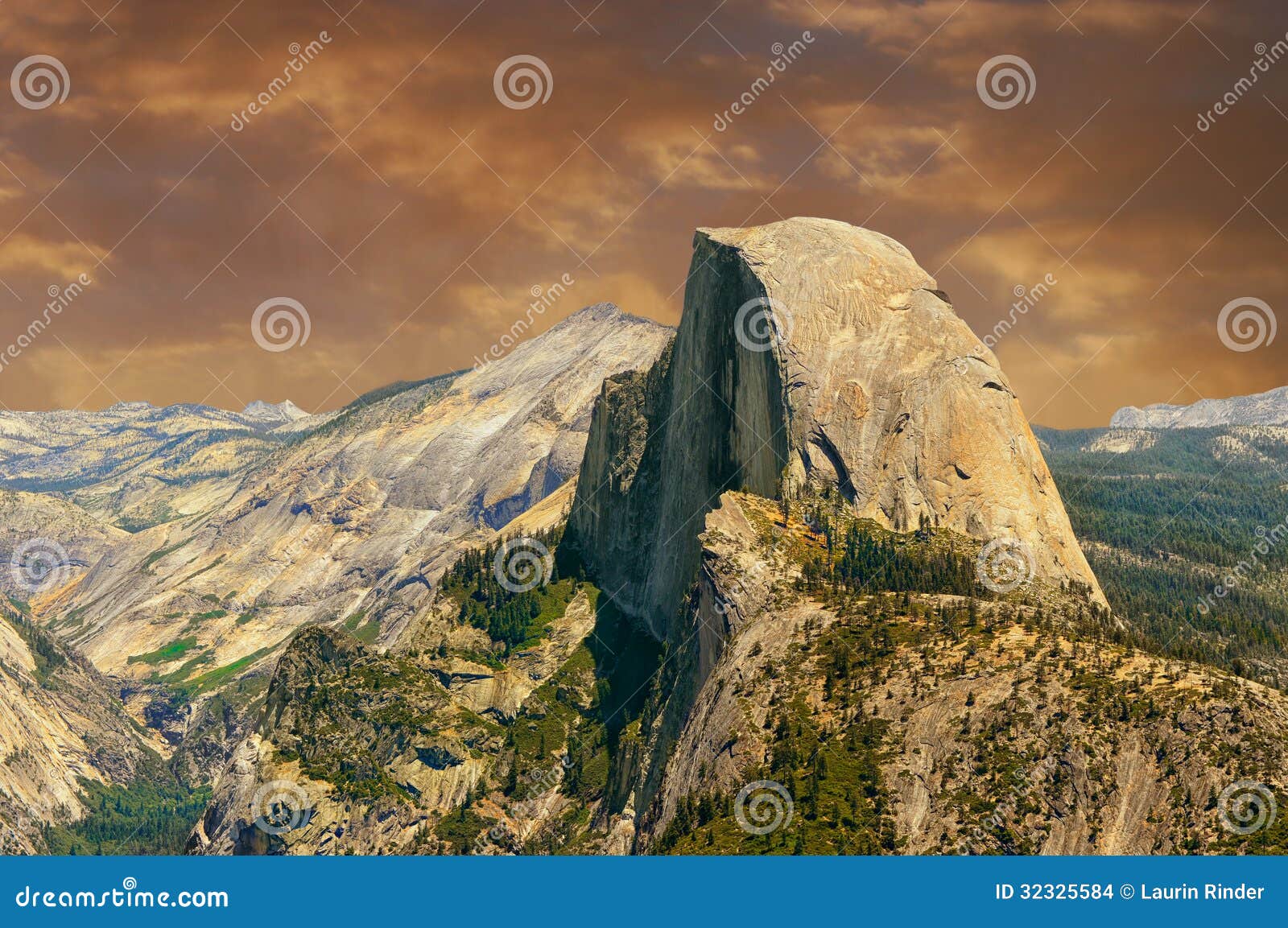 Half Dome stock photo. Image of panorama, dome, fall - 32325584