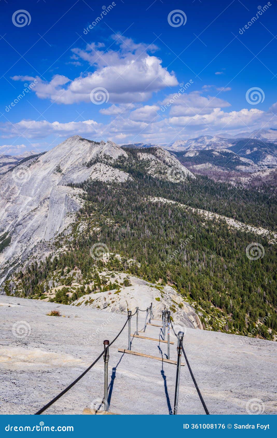 Half Dome Trail - Yosemite National Park Stock Photo - Image of north ...