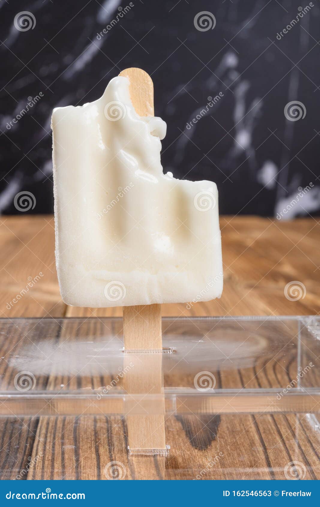 Half Eaten Popsicle Vertical Stock Image - Image of sugar, vertical ...