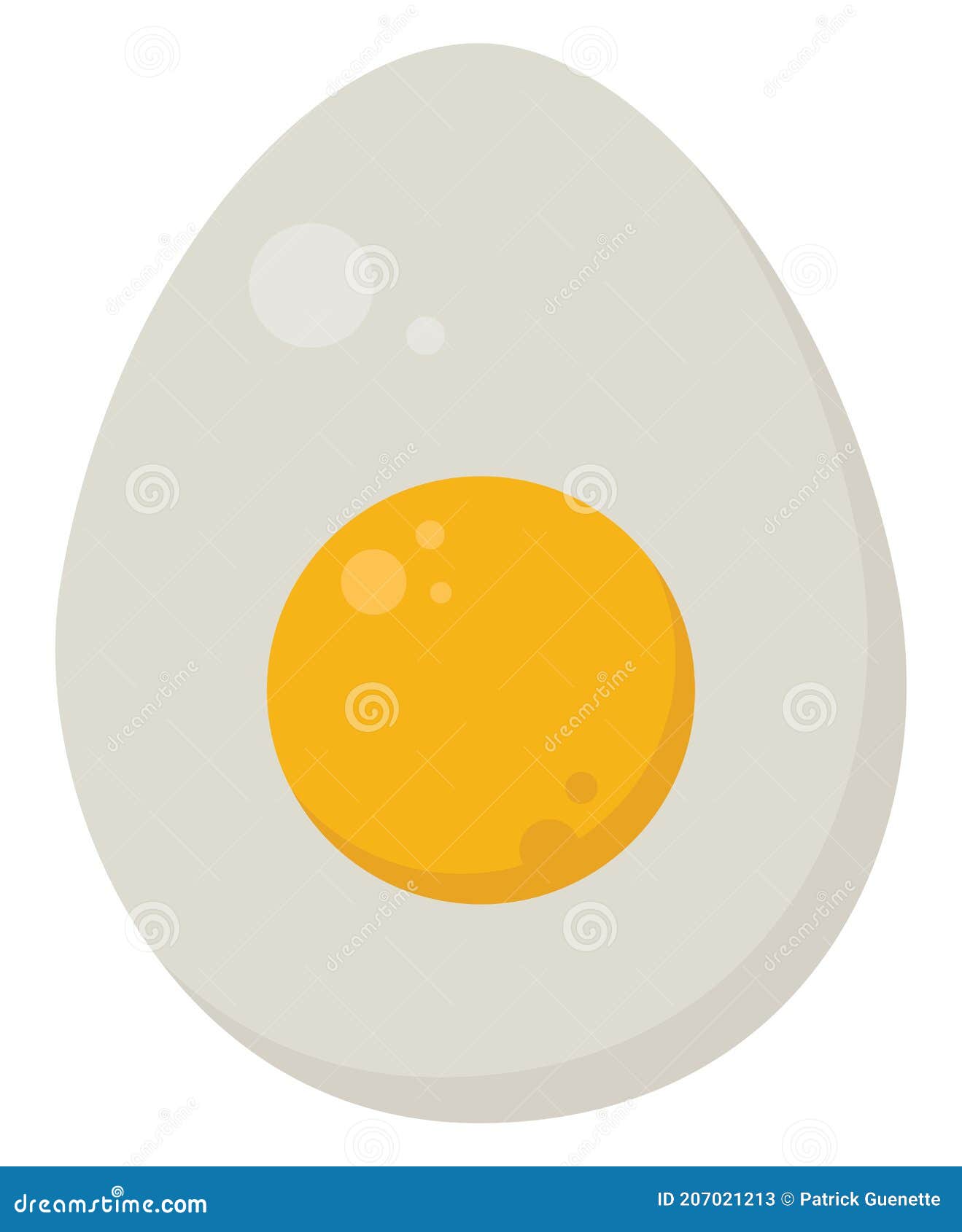 Half Egg, Illustration, Vector Stock Vector - Illustration of boiled ...
