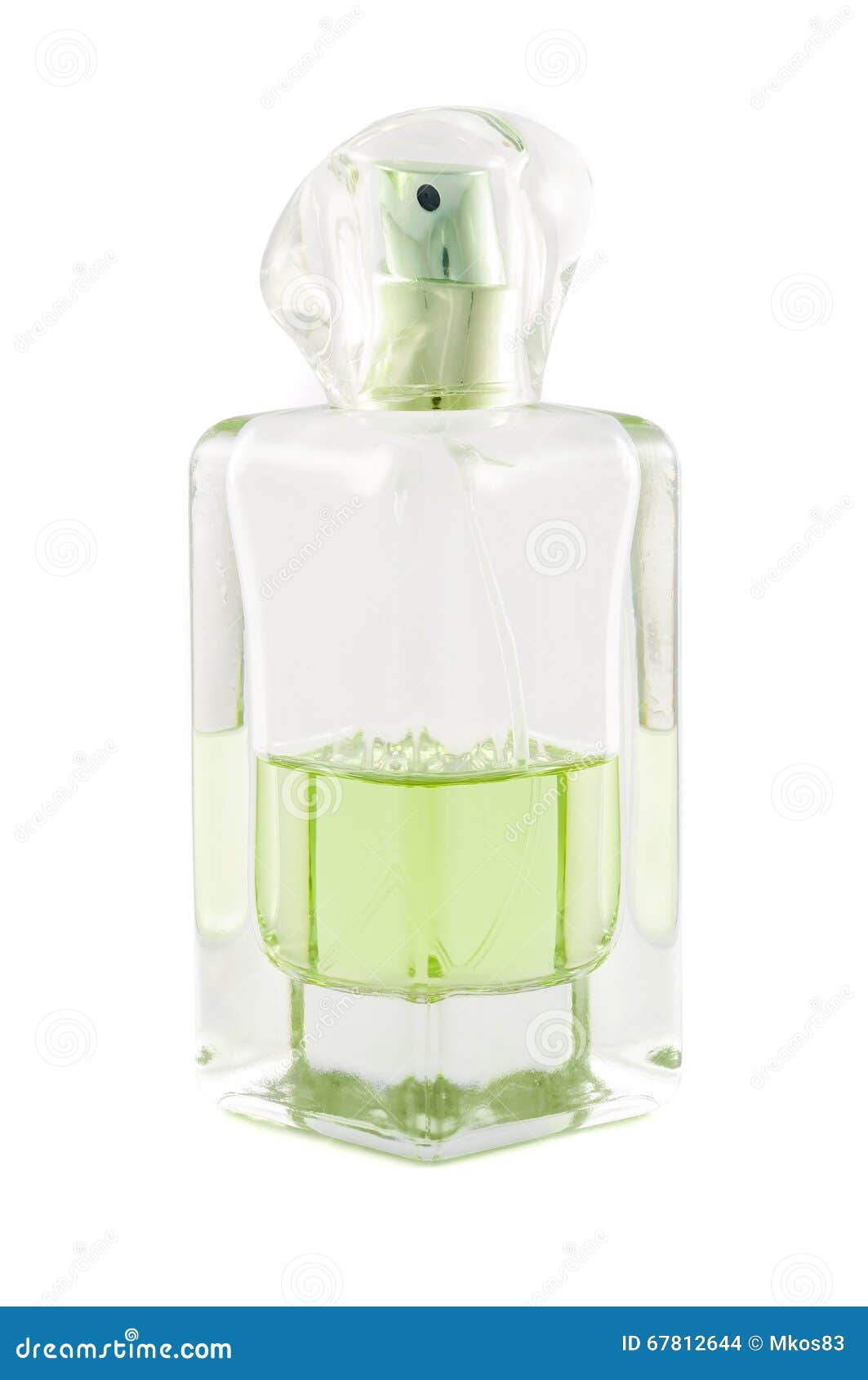 Half Empty Bottle of Perfume Stock Photo - Image of liquid, cosmetic ...