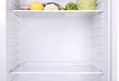 Half-empty fridge stock photo. Image of cold, fresh, cabbage - 23965876