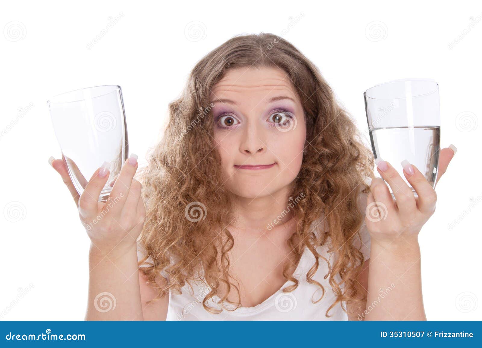 Half Empty Or Half Full Stock Photo | CartoonDealer.com #25460280