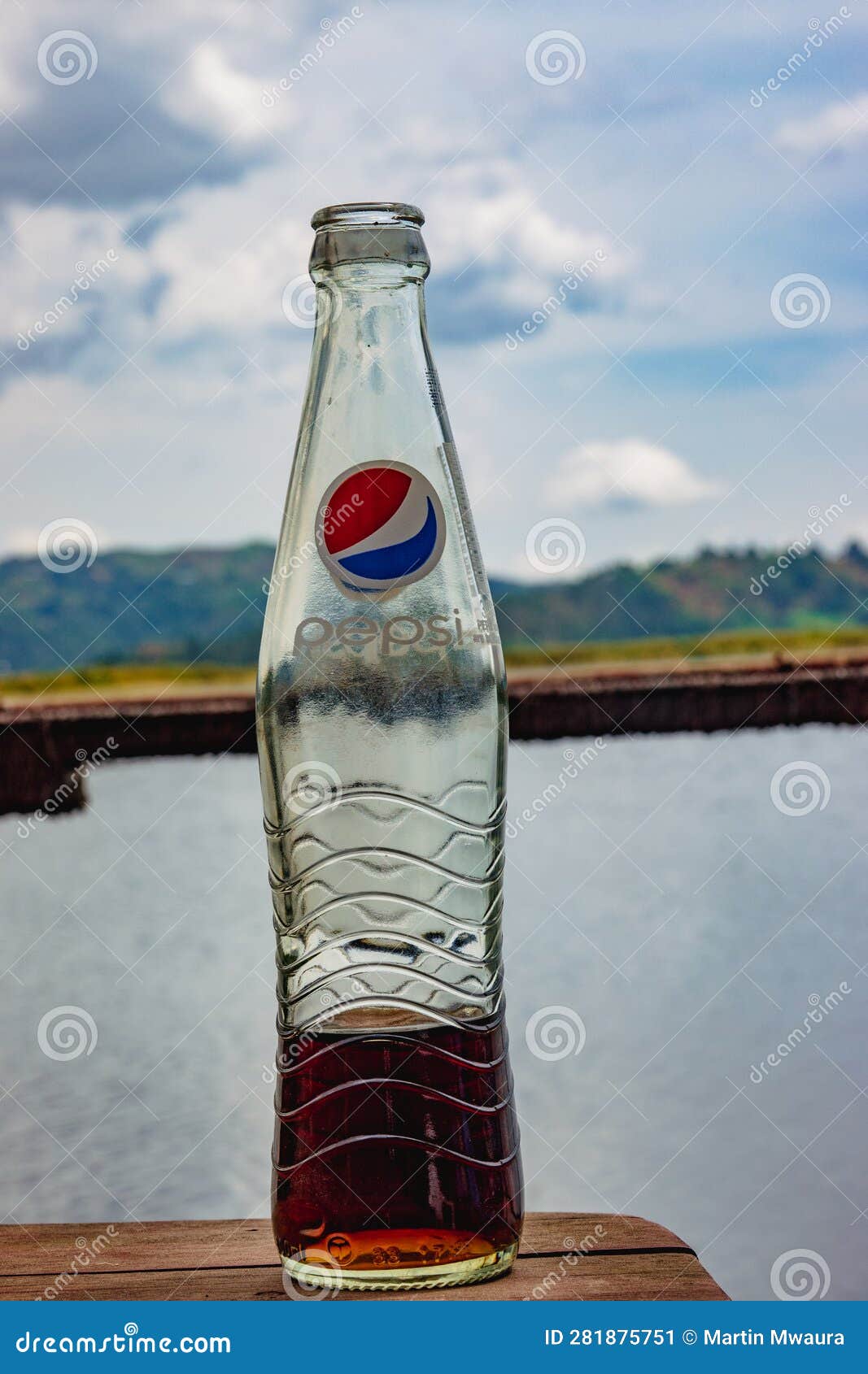 Empty Plastic Pepsi Bottle