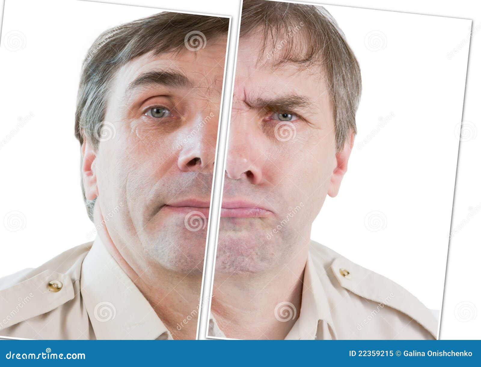 Half of the Face of the Man Stock Image - Image of worker, person: 22359215