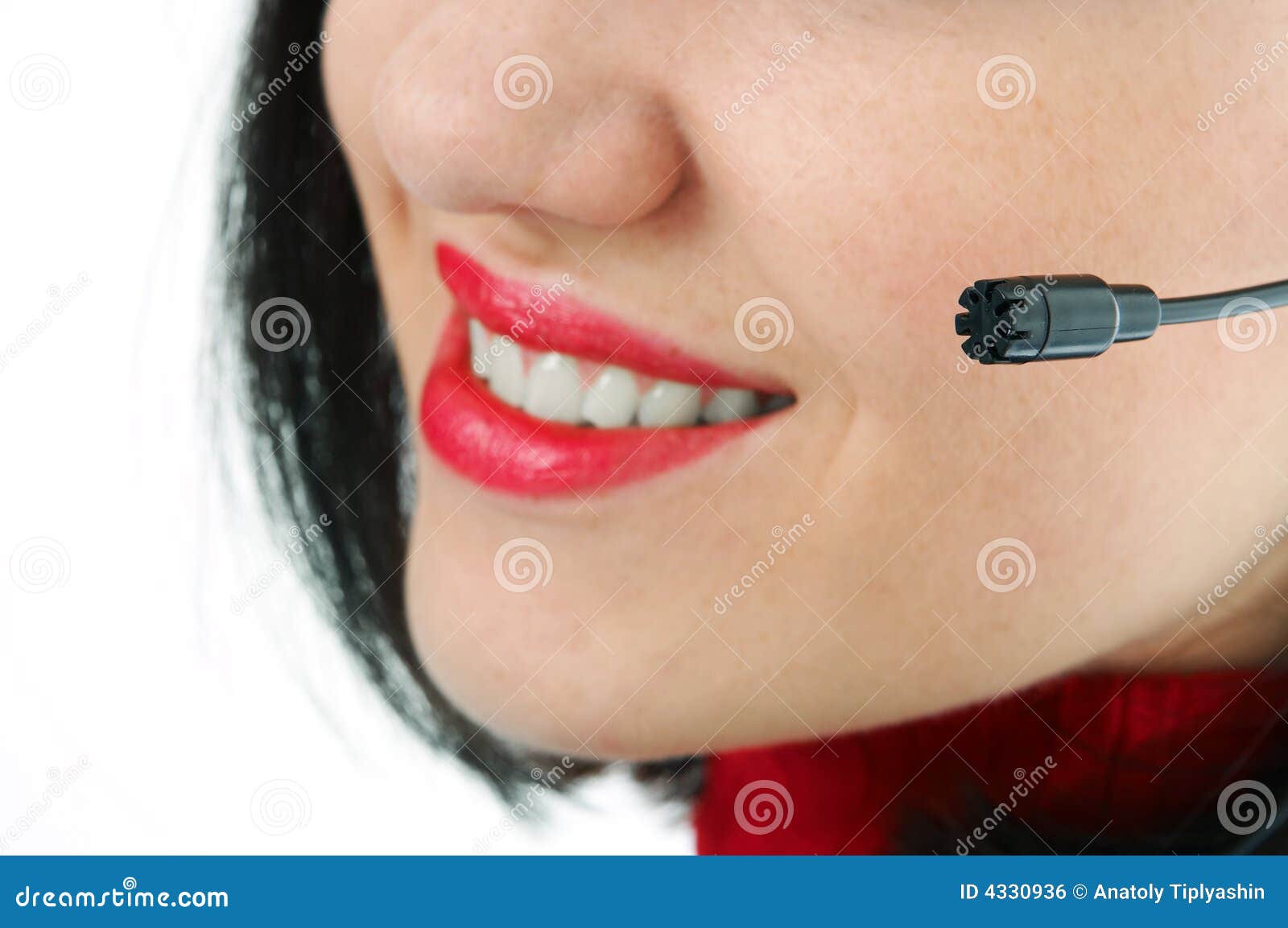 Half face with microphone stock photo. Image of business - 4330936