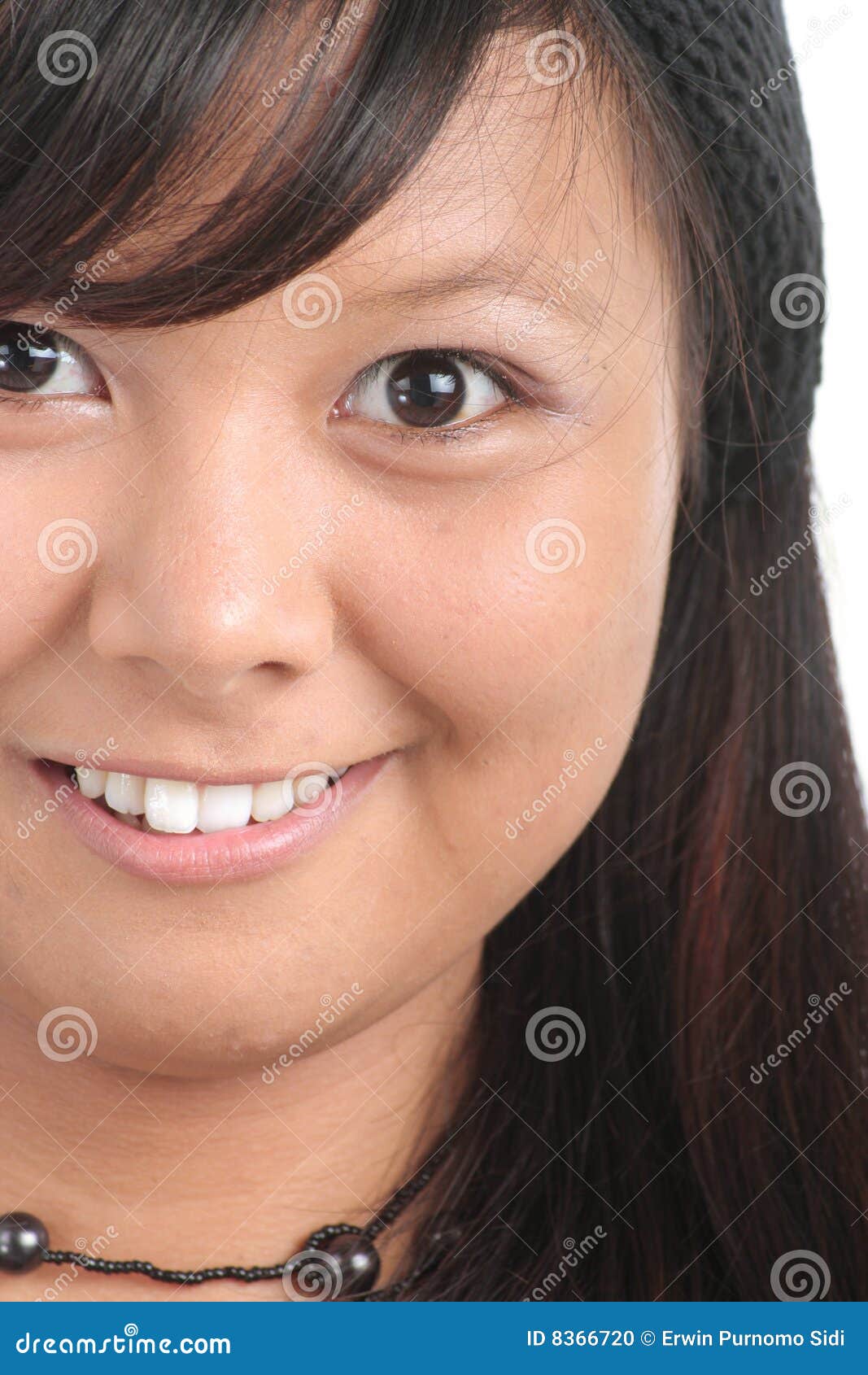 Half face smiling stock photo. Image of good, smiling - 8366720