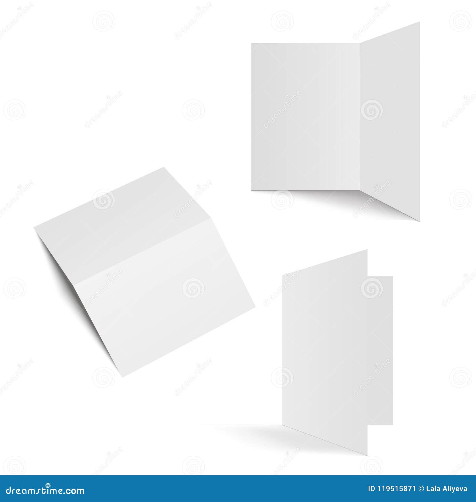 Half Fold Card Template - Mightyprintingdeals.com