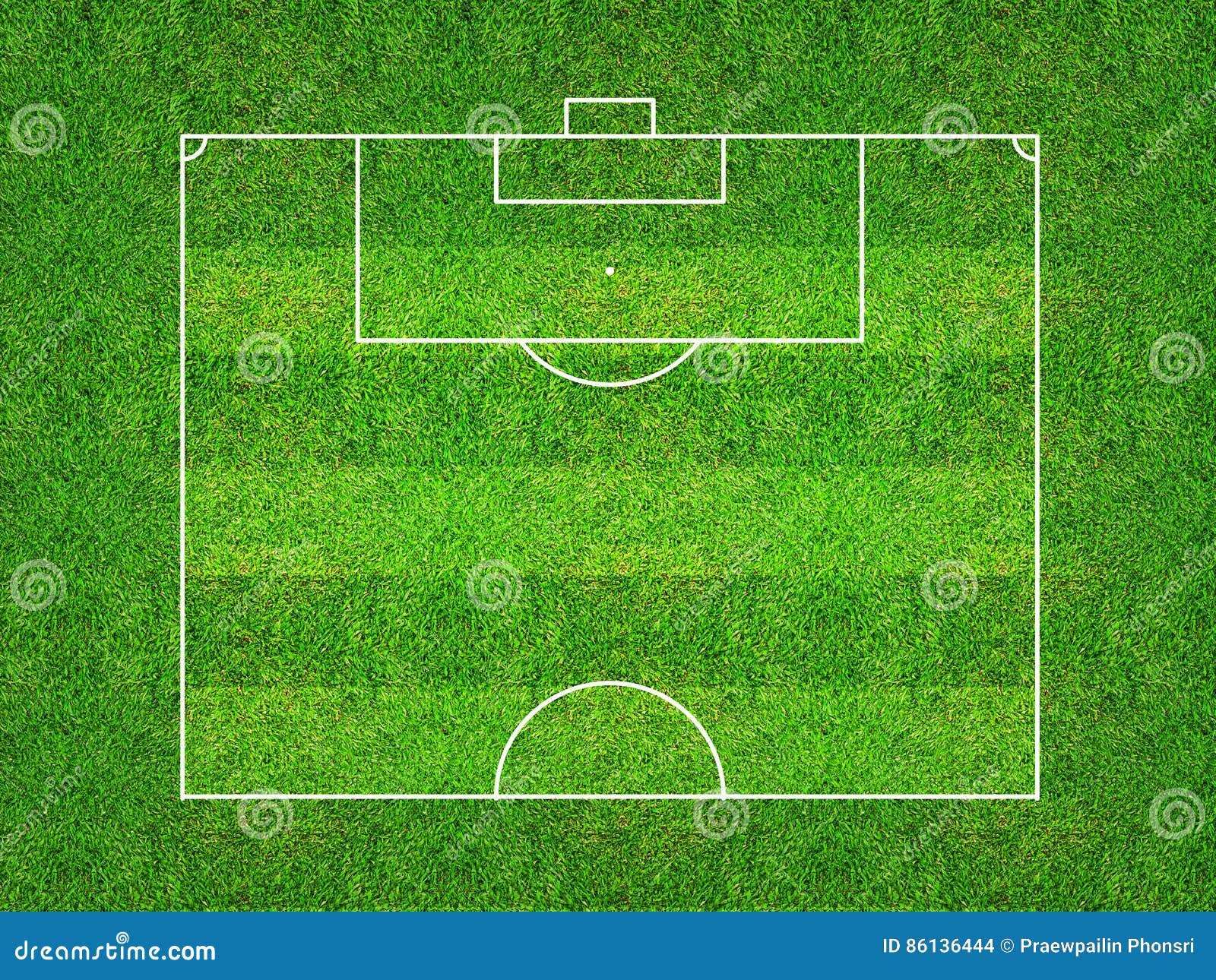 Half Of Football Field Or Soccer Field Pattern And Texture With Stock ...