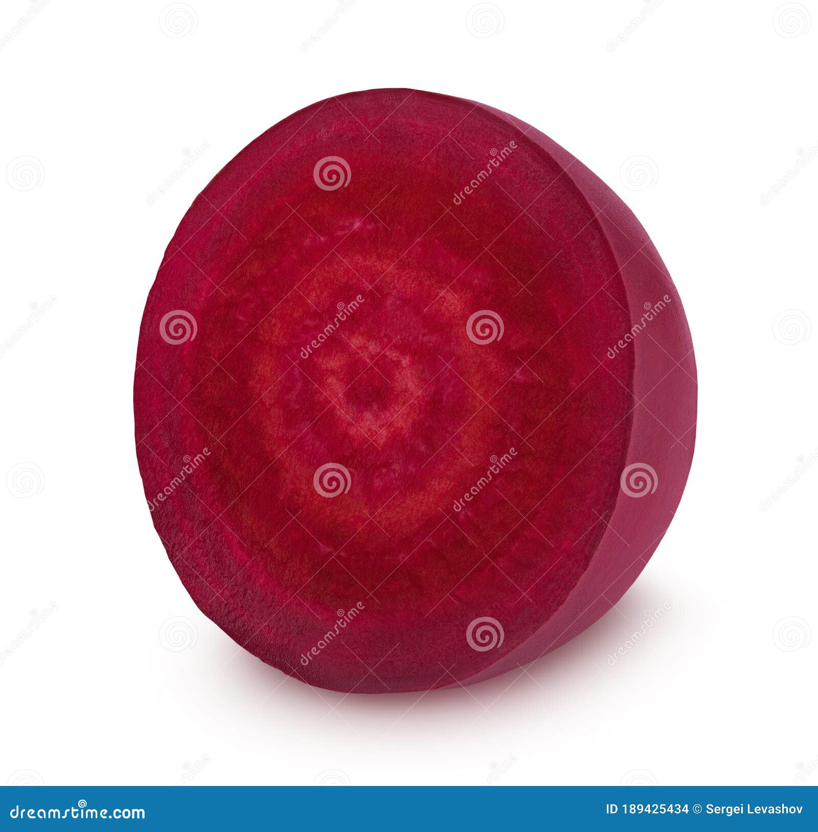 Half of Fresh Beet Isolated on a White Background. Stock Photo - Image ...