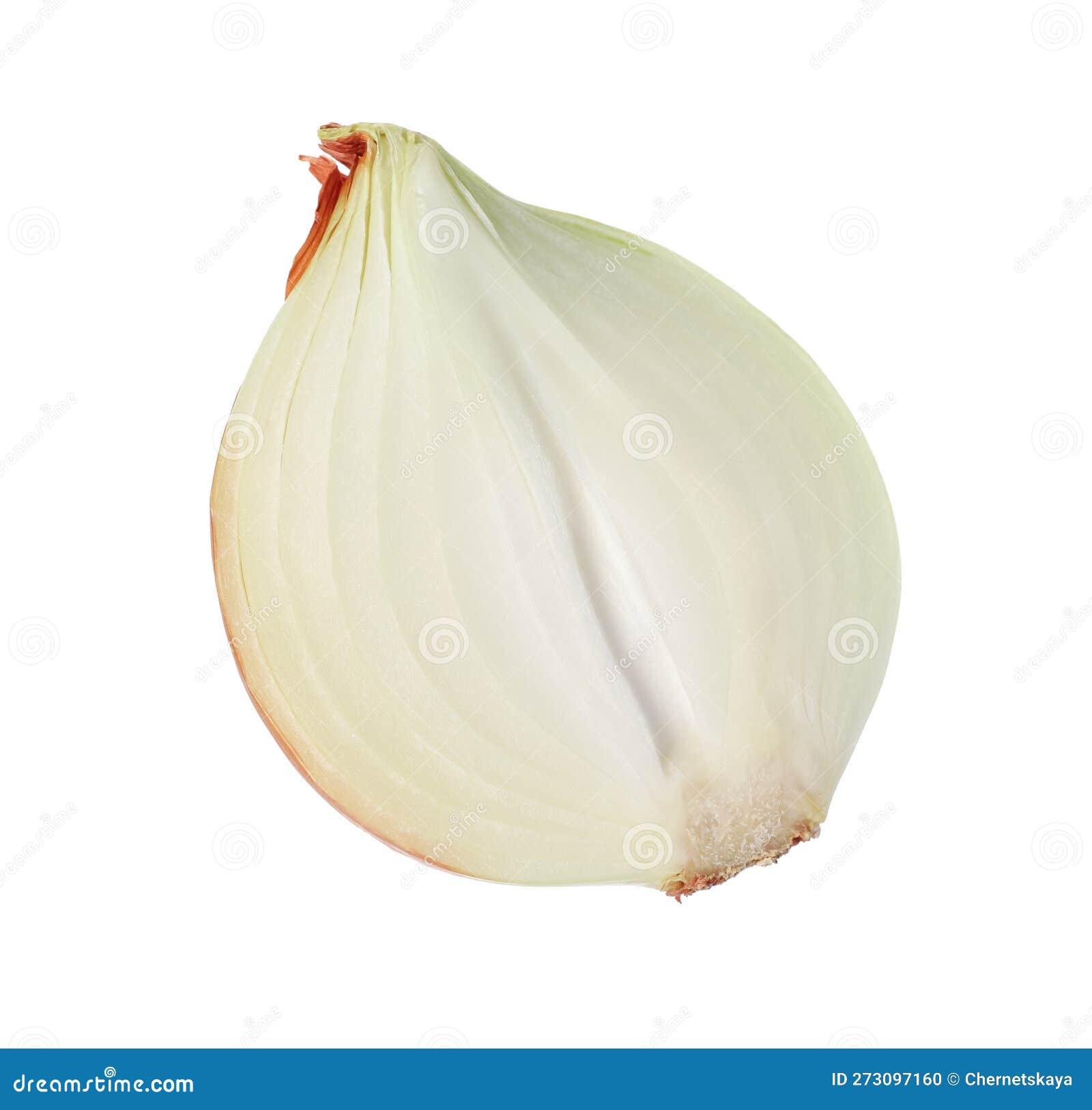 Half of Fresh Onion Isolated on White Stock Photo - Image of flavoring ...