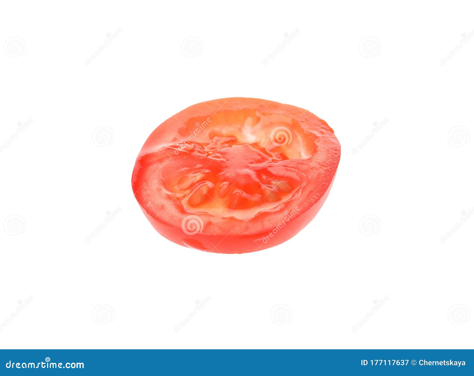 Half of Fresh Ripe Cherry Tomato Isolated Stock Image - Image of snack ...