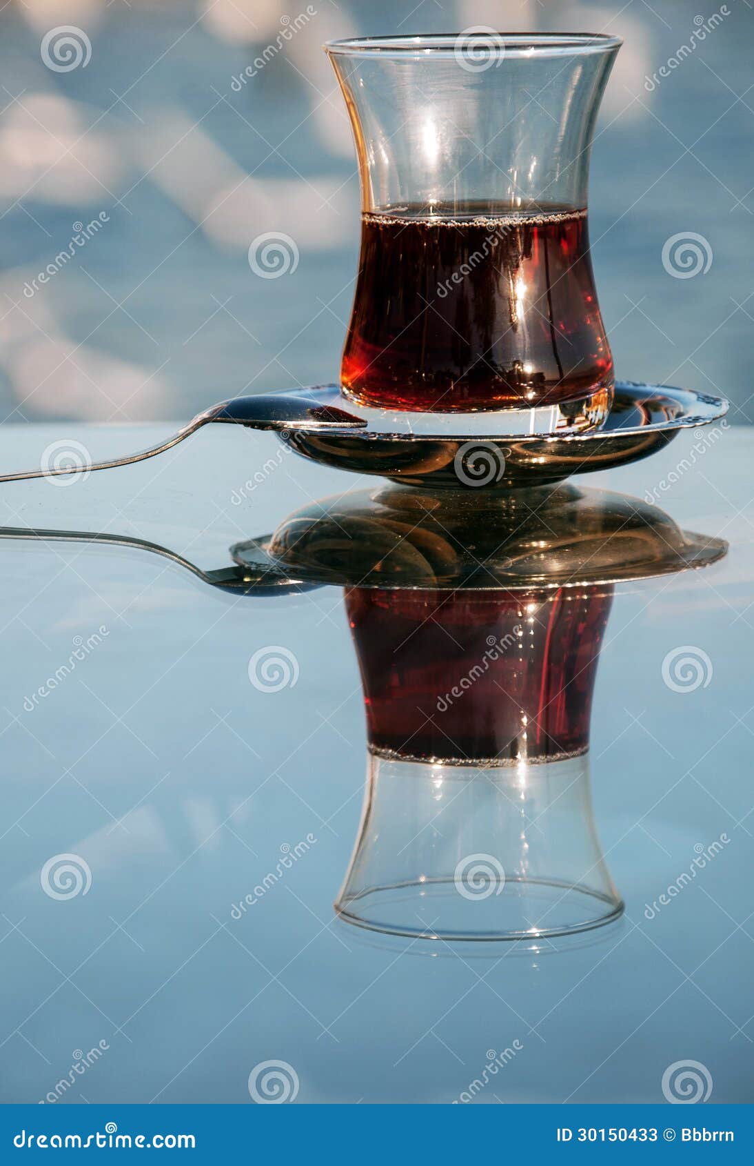 A (half full) glass of tea stock image. Image of beverage - 30150433
