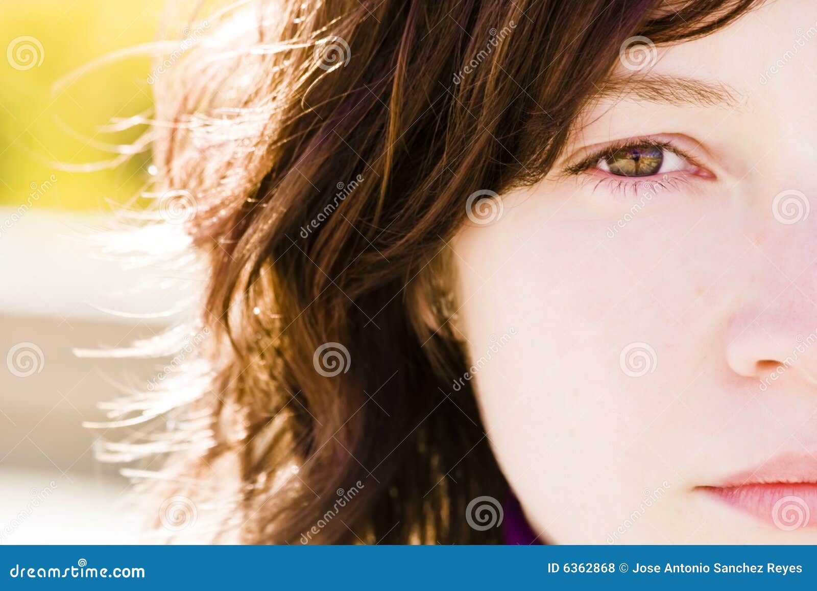 Half full portrait stock photo. Image of head, copy, attitude - 6362868
