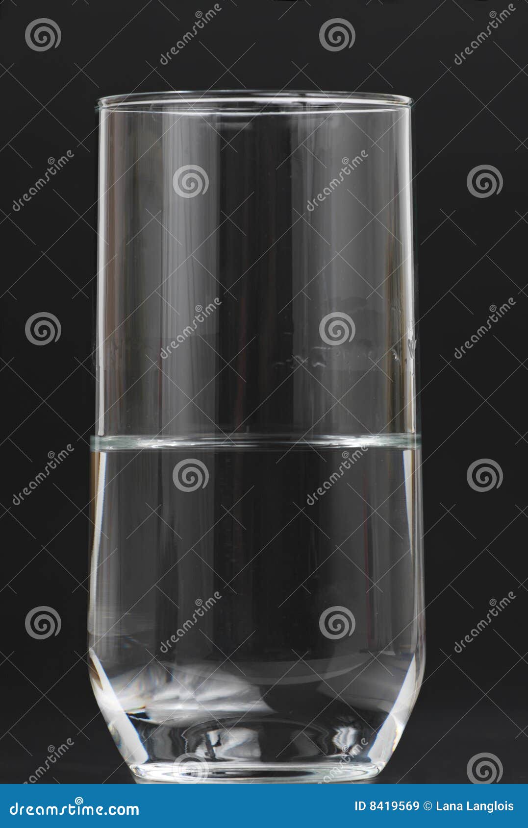 Half Full Empty Optimism Positive Attitude Phrase Happy Stock ...