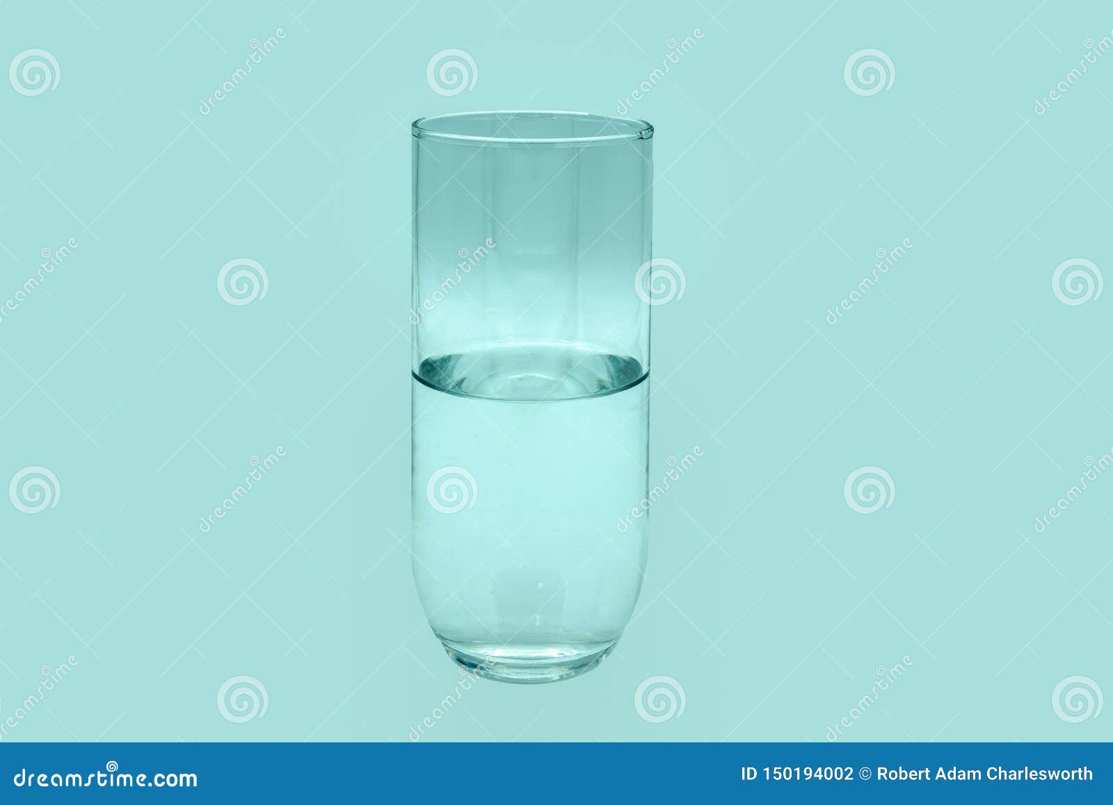 Half a glass of pure water stock photo. Image of bubbles - 150194002