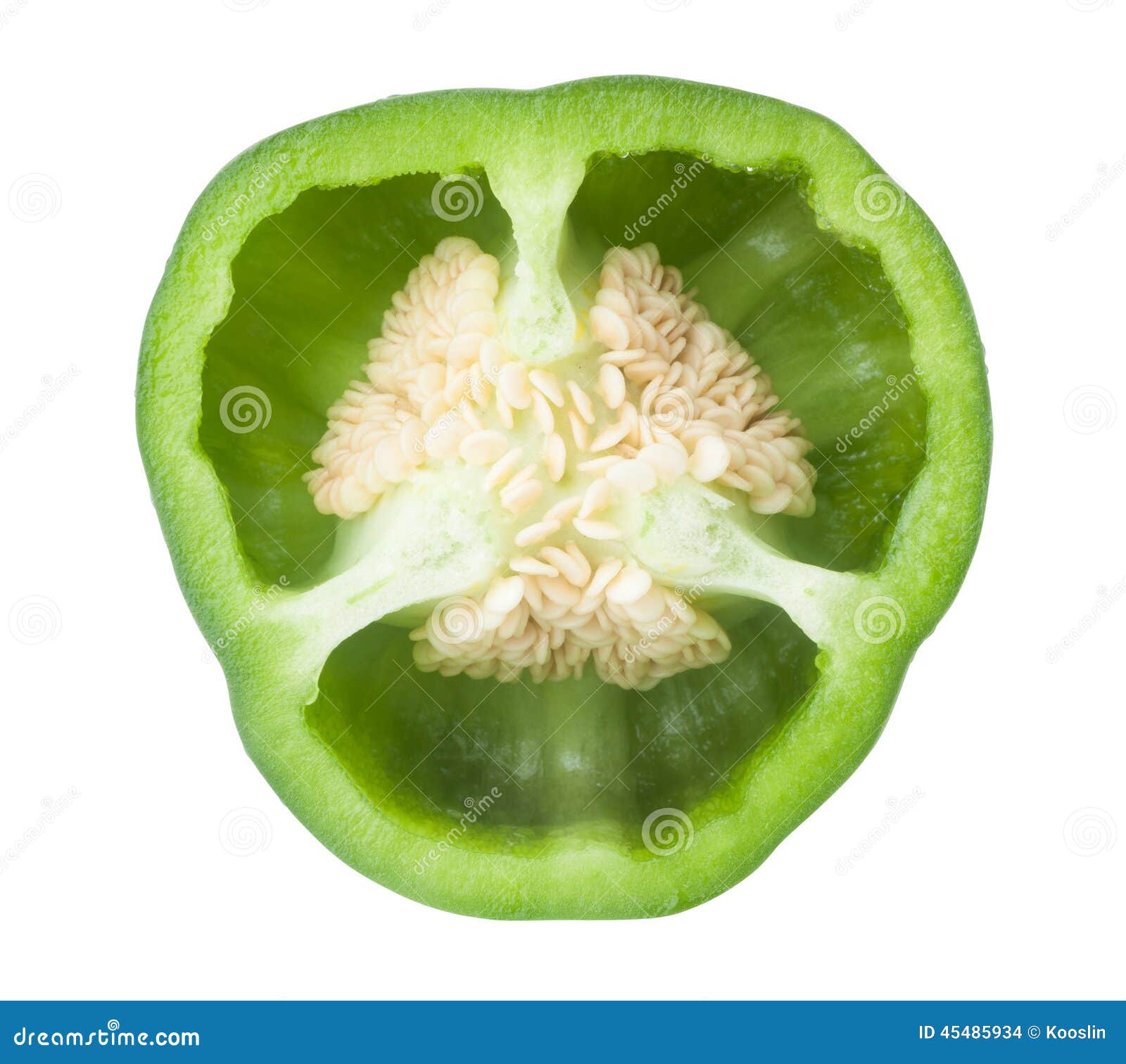 Half of green pepper stock photo. Image of ripe, vegetable - 45485934