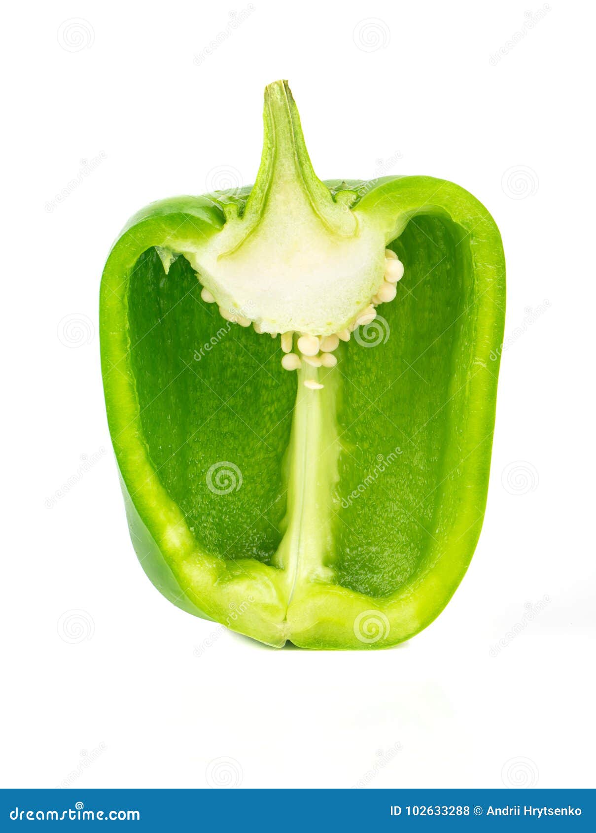 Half a green pepper stock photo. Image of healthy, close - 102633288