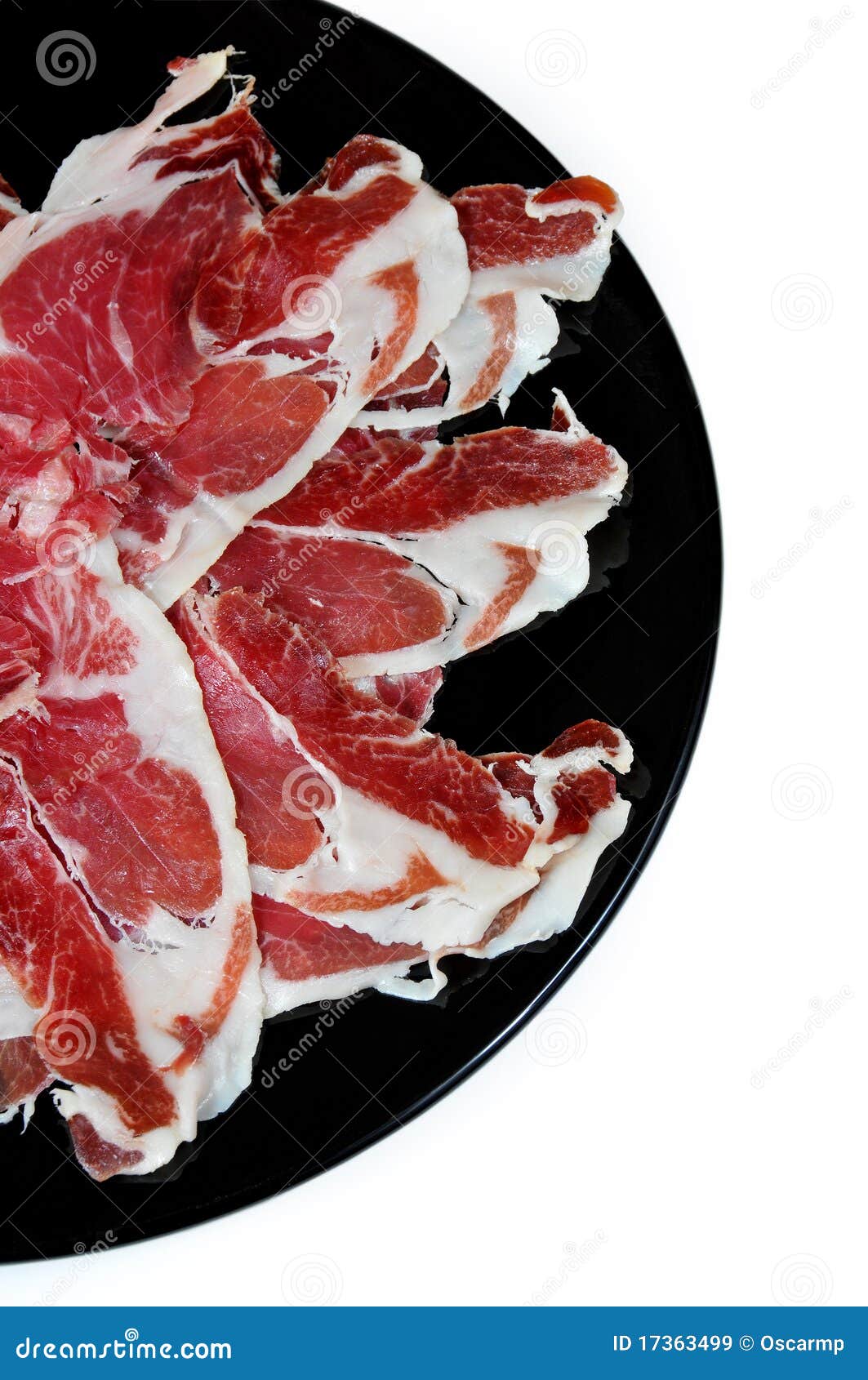 Half ham plate stock image. Image of food, portion, appetizer - 17363499