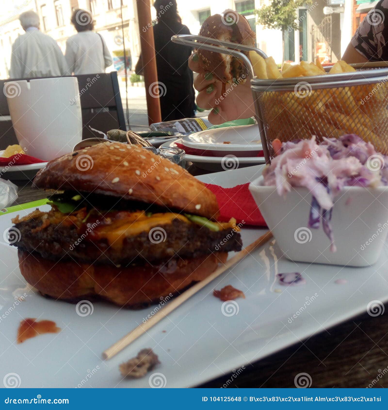 Half hamburger stock photo. Image of hipster, camion - 104125648