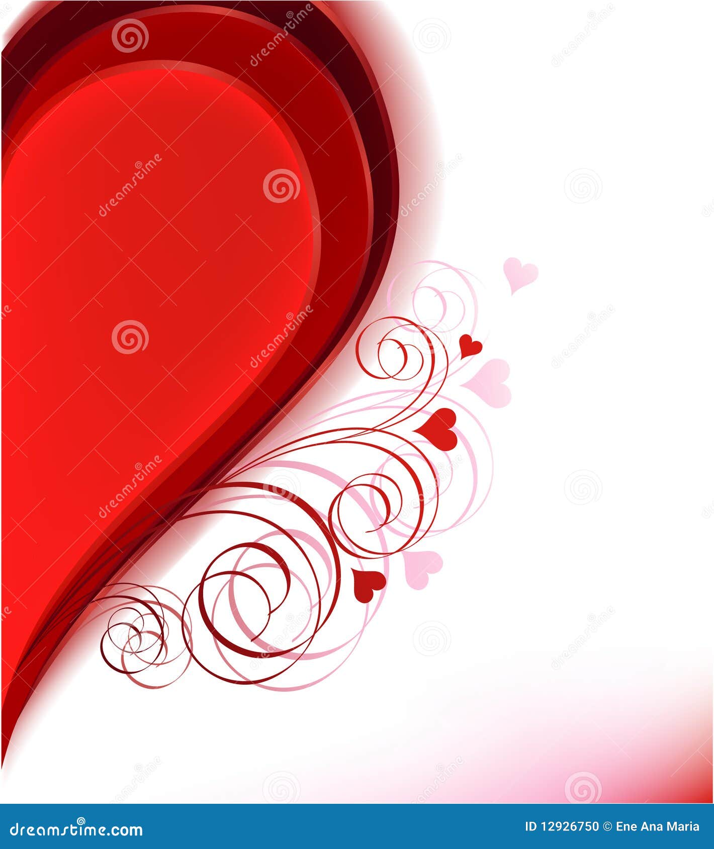 Half Hart. Vector Illustratie Vector Illustratie - Illustration of ...