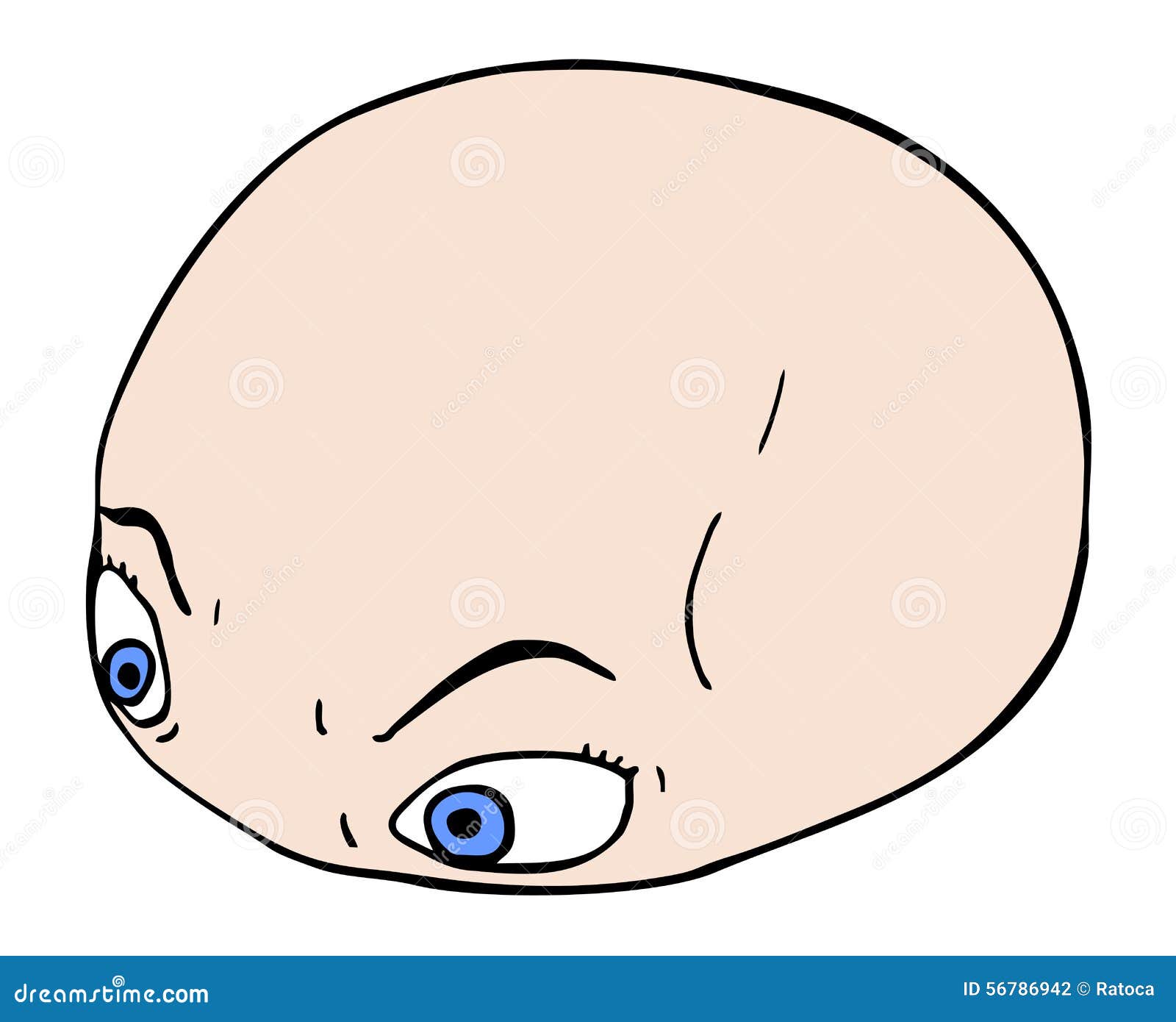 Half Head Man Receiving A Brain. Mental Health And Mindset Change ...