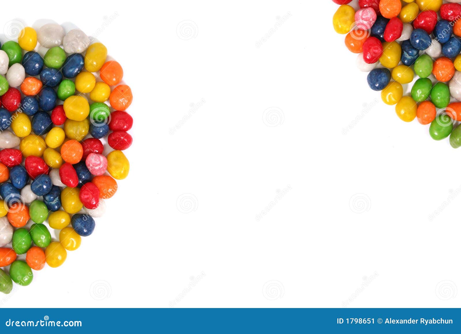 Half of Heart Made of Multi-coloured Sweets with Raisin Stock Image ...