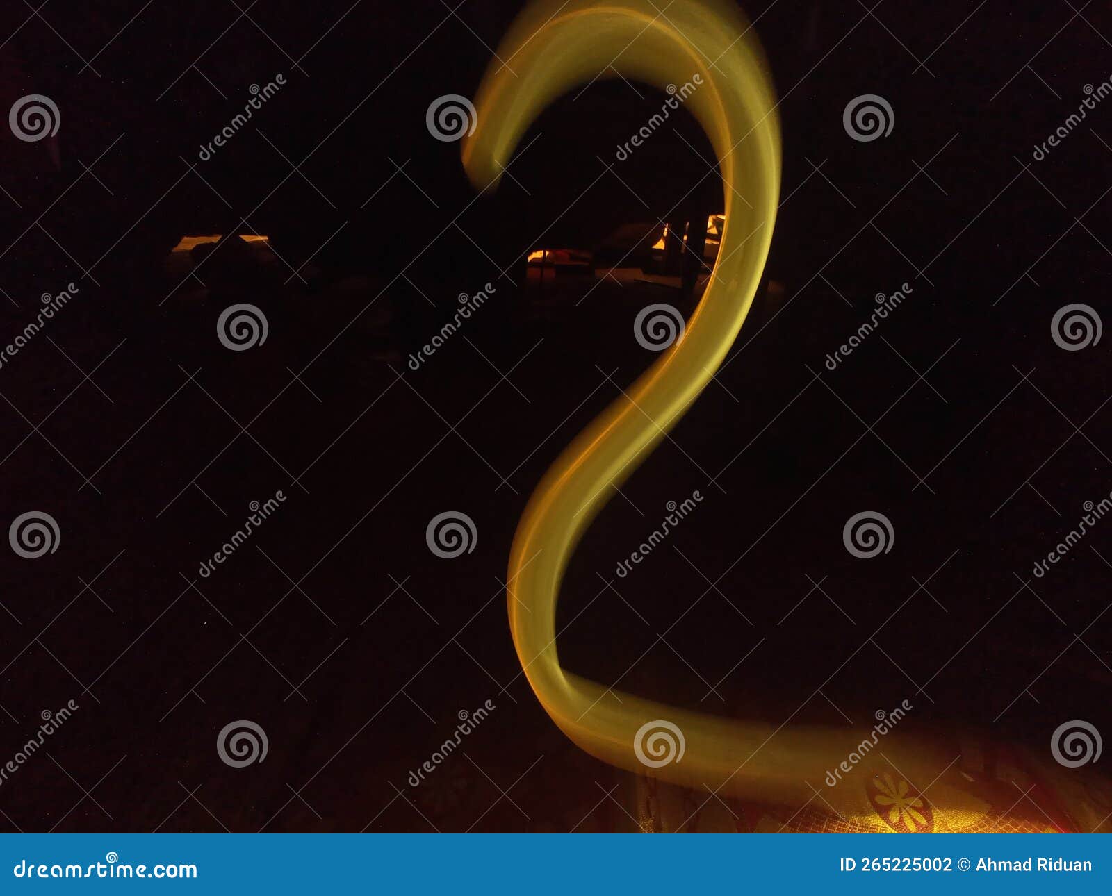 Half-hearted Writing Using Light Painting Techniques, with Yellow ...