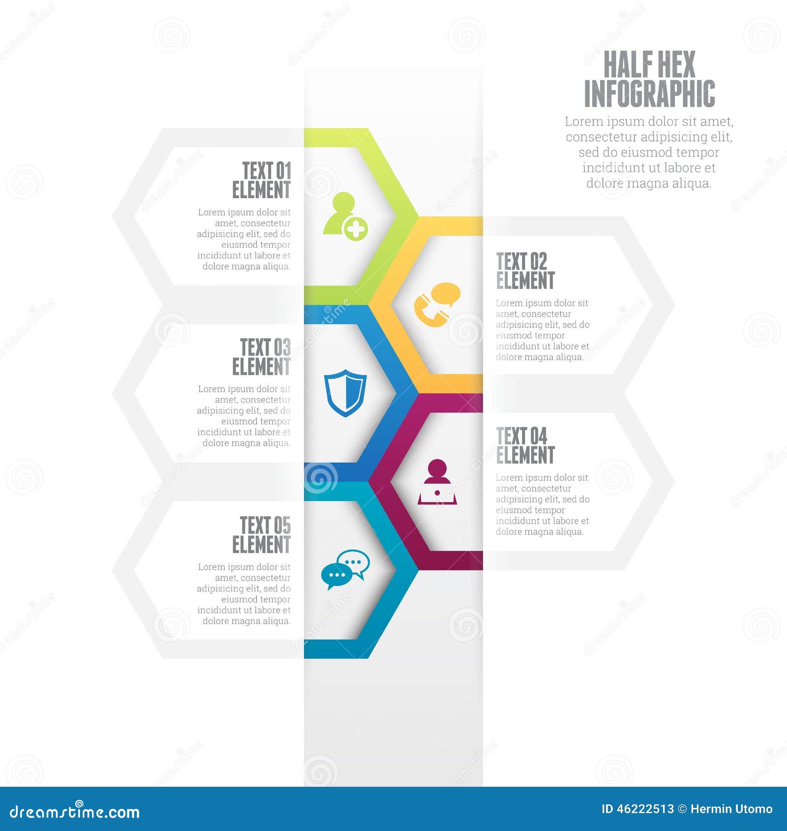 Infographic Half Circle Design Cartoon Vector | CartoonDealer.com #67612899