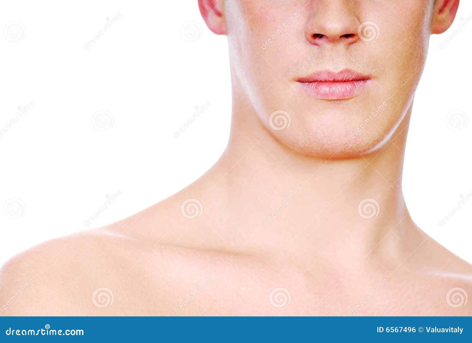 Half human male face stock photo. Image of healthy, beautiful - 6567496