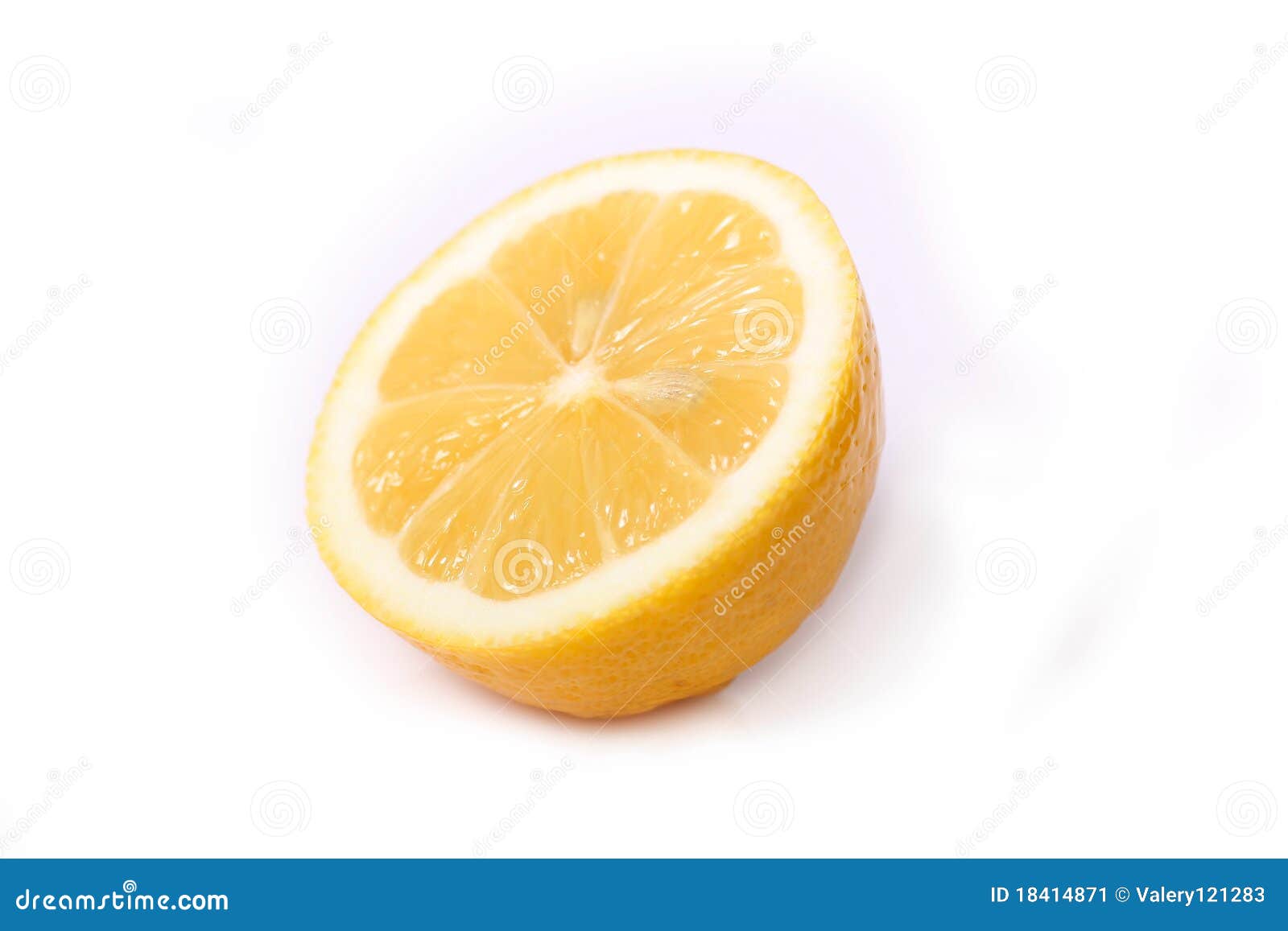 Half of lemon stock image. Image of fresh, color, tropical - 18414871