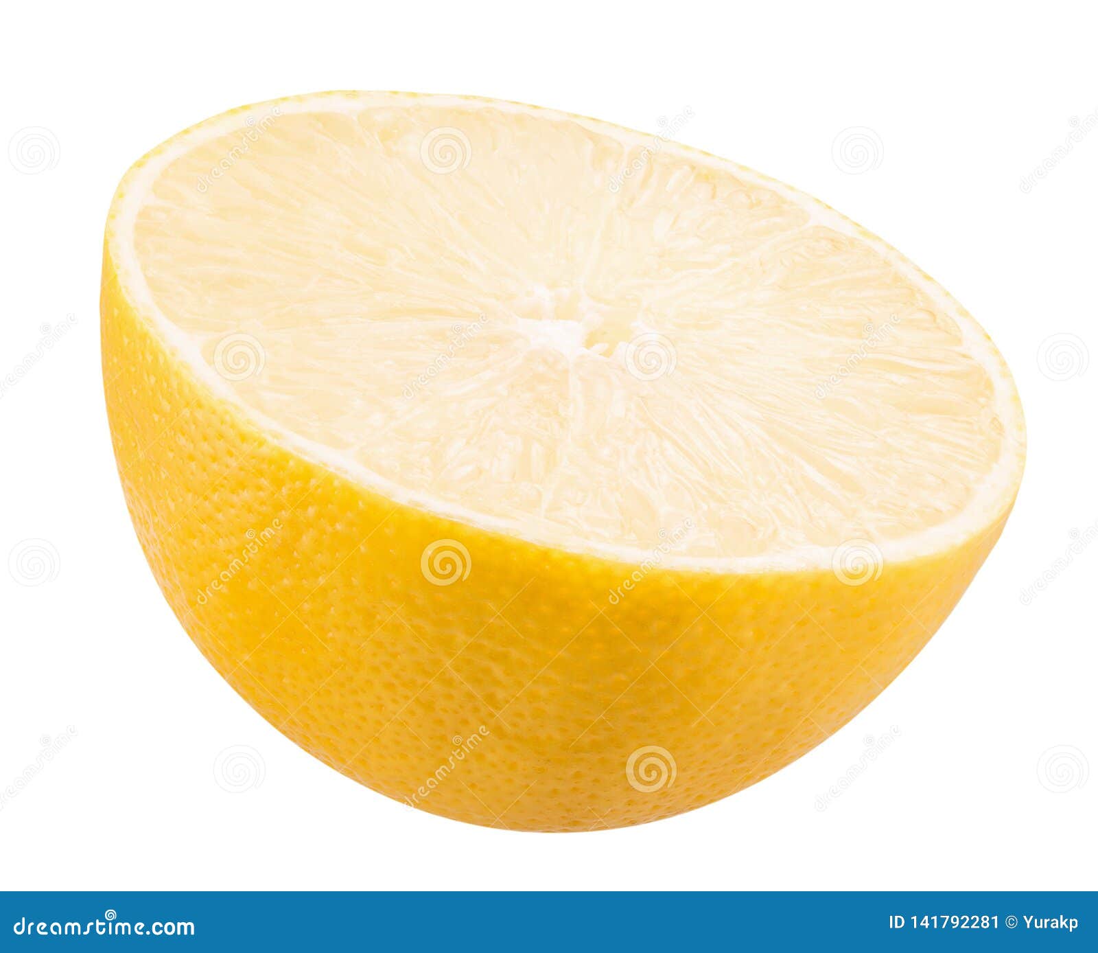 Half of Lemon Isolated on a White Background Stock Image - Image of ...