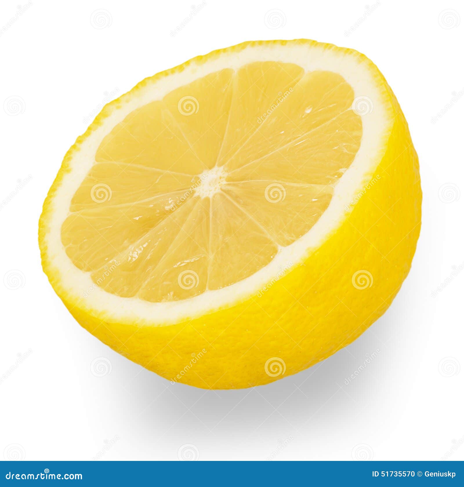 A half of lemon stock photo. Image of nature, portion - 51735570