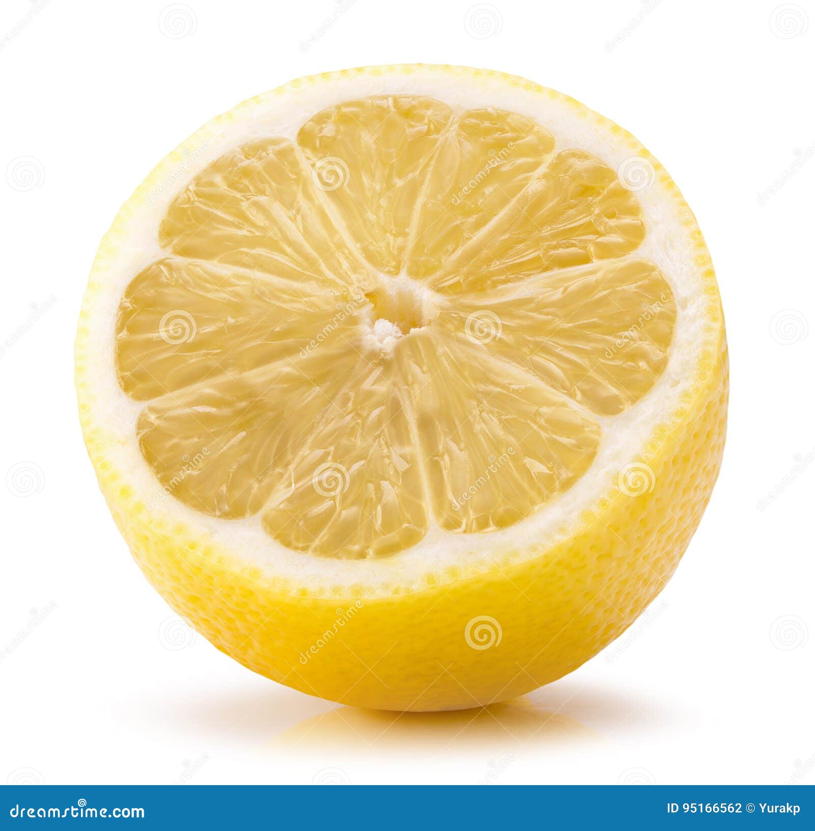 Half of Lemon Isolated on a White Background Stock Photo - Image of ...