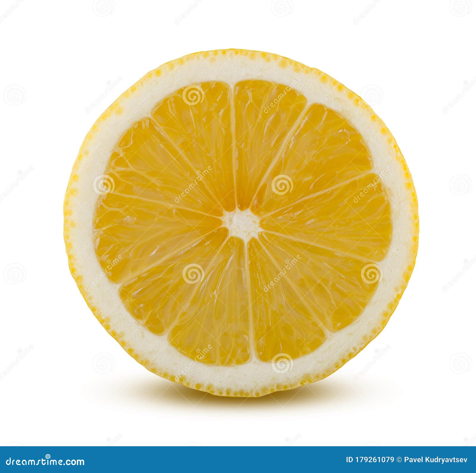 Half of Lemon Isolated on White Background. this Image Has Better ...