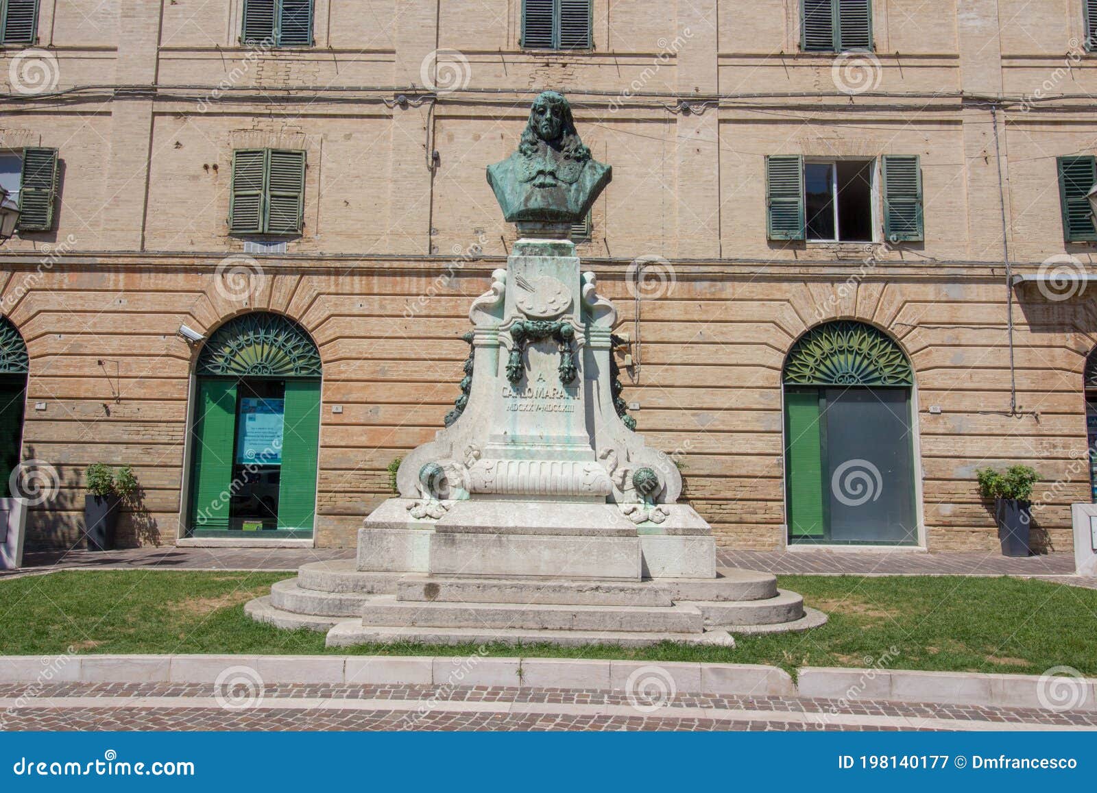 A Half-length Statue in the Centre Stock Image - Image of deep, life ...